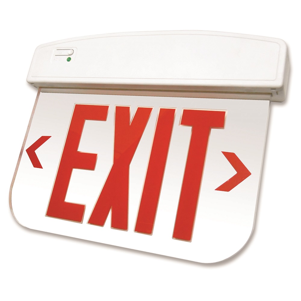 Edgelit Thermoplastic Exit Sign Plelrxteu - Plelrxteu - Edgelit